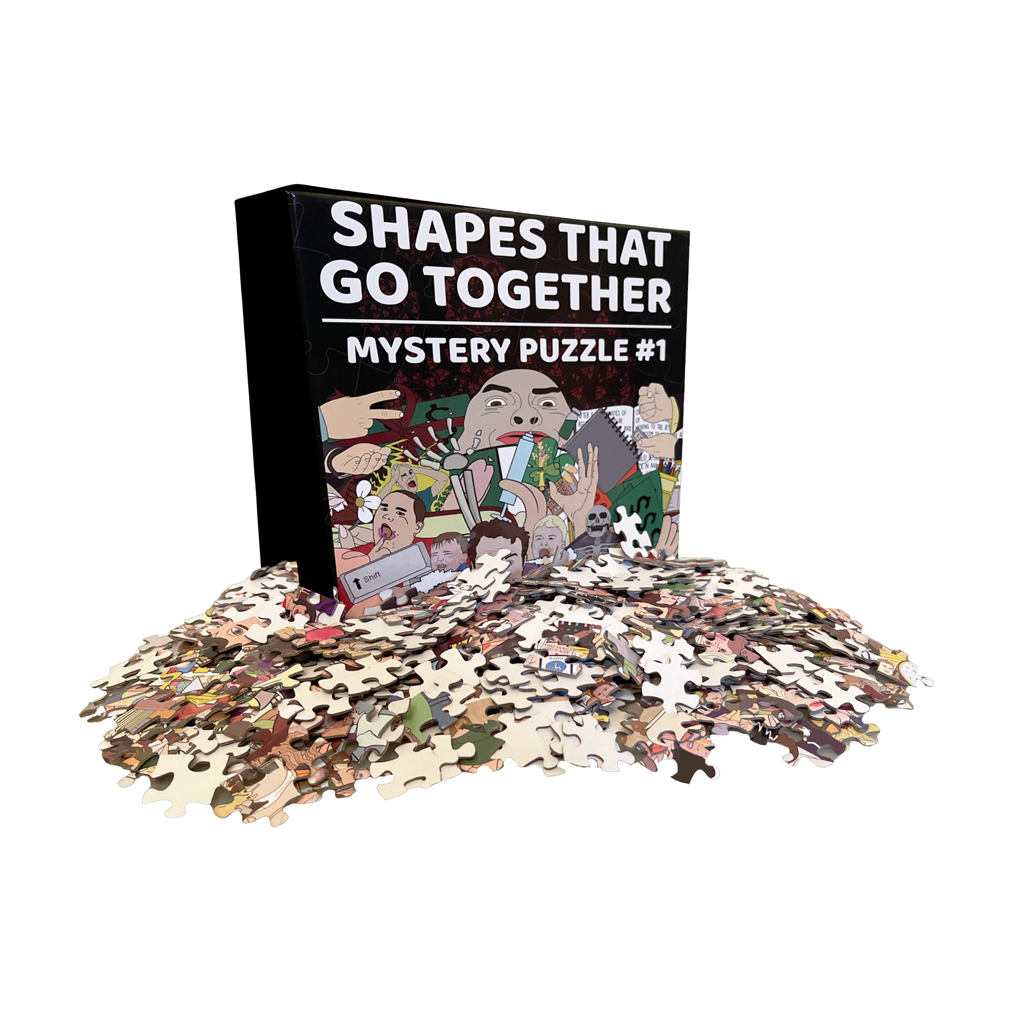 Shapes That Go Together - Mystery Puzzle #1 – F-Life Games